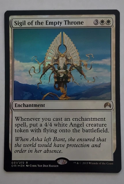 [NM] SIGIL OF The Empty Throne 031/272 Foil Magic: The Gathering $5.95 ...