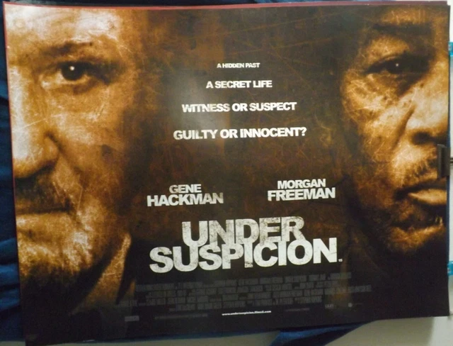 UNDER SUSPICION - Gene Hackman Morgan Freeman Original Quad Cinema ...