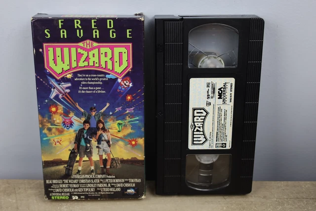 THE WIZARD VHS Tape Nintendo Movie Fred Savage 1989 Video Game Arcade ...