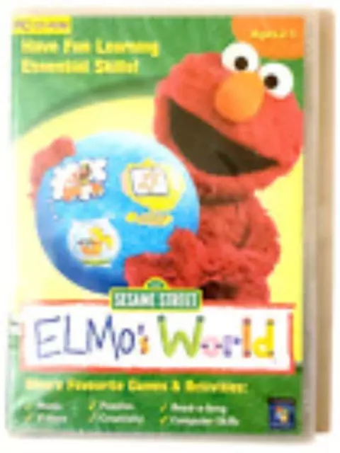 SESAME STREET, ELMO'S World Video Games PC (2009) £19.90 - PicClick UK