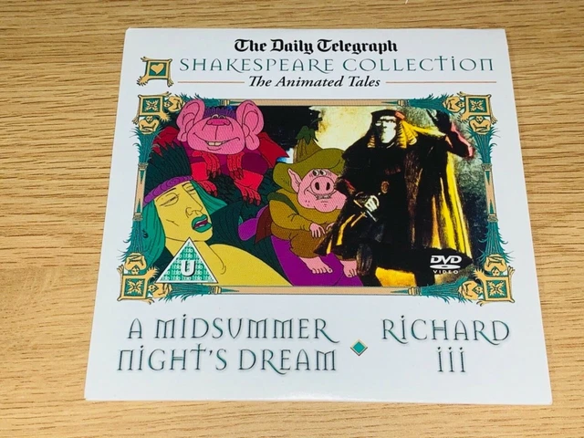 SHAKESPEARE COLLECTION THE Animated Tales A Midsummer Nights Dream ...