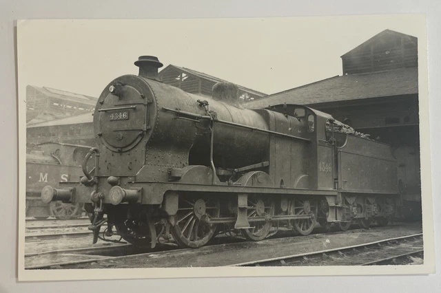 LMS RAILWAY LOCOMOTIVE Photograph - 4346 Edge Hill Station - E114 £4.35 ...