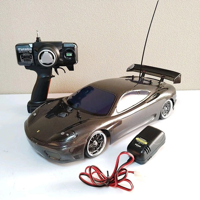 TAMIYA TT 01 Ferrari 360 Modena 1 10 RC Drift Car Set with Transmitter ...