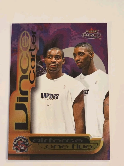 1999-00 FLEER FORCE #8 AF Vince Carter / Tracy McGrady Air Force One ...