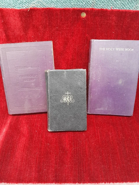 CATHOLIC BELIEF + The Holy Week Book + Manual of the Ladies' Sodality £ ...