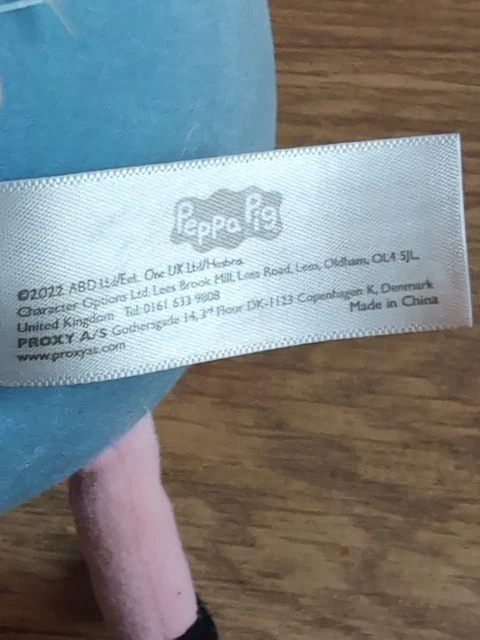 LARGE GEORGE PIG from Peppa Pig ABC Talking Soft Toy Plush 12" £9.99 ...