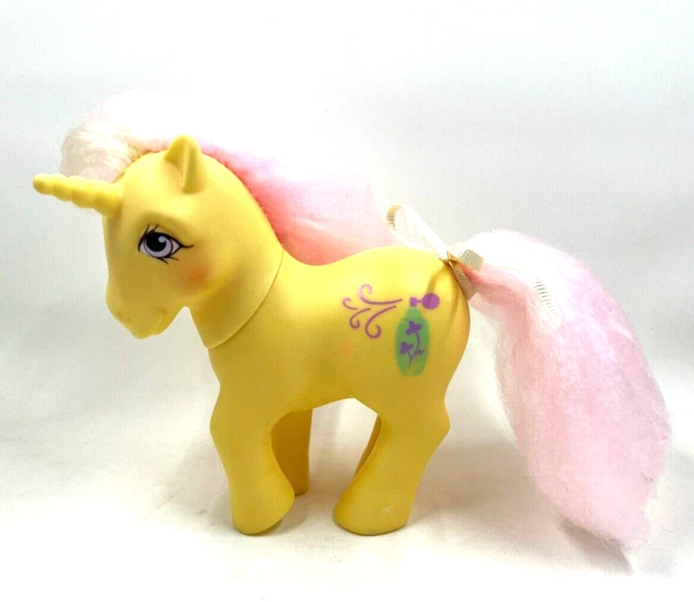 VINTAGE G1 1984 My Little Pony MLP Red Roses Perfume Puff Pony RARE ...