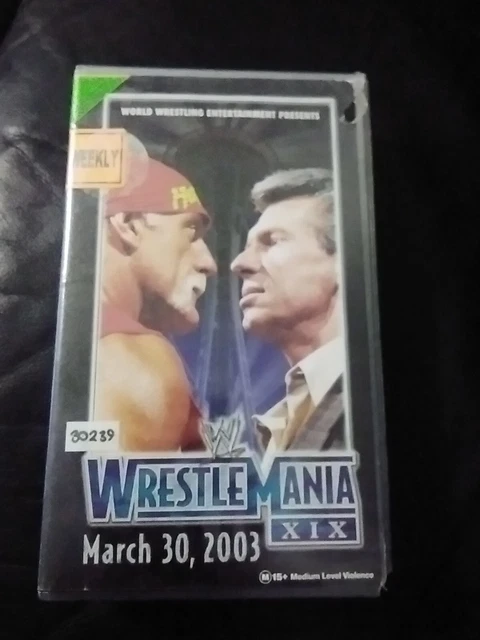 WWE WWF WRESTLEMANIA Xix 2003 Wrestling Vhs Video $15.00 - PicClick AU
