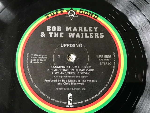 Bob Marley And The Wailers Uprising Tuff Gong Records Lp Eur 13 14