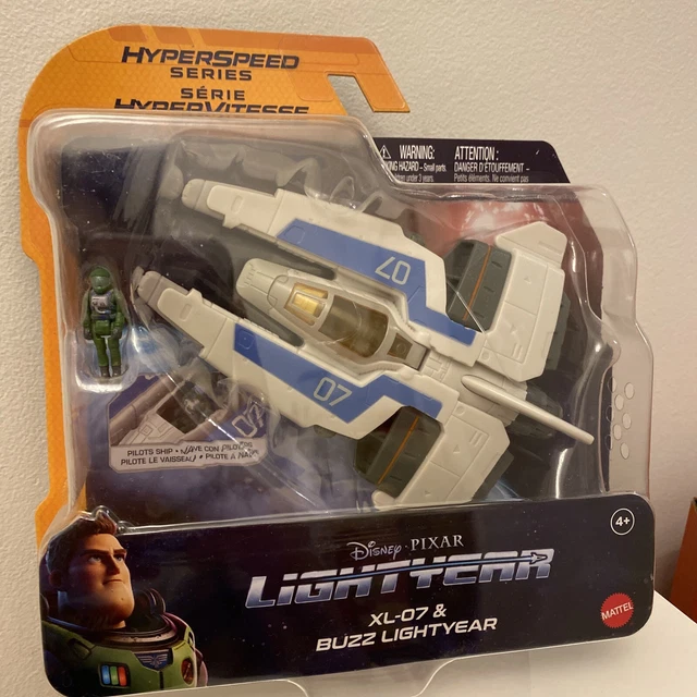 DISNEY PIXAR LIGHTYEAR xl-07 and buzz lightyear mattel Hyperspeed ...