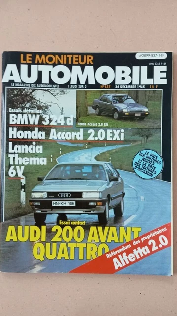 REVUE LE MONITEUR automobile N° 837 | Bon état EUR 5,00 - PicClick FR