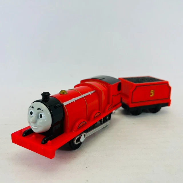 THOMAS & FRIENDS Talking James Trackmaster Motorized Train Engine ...