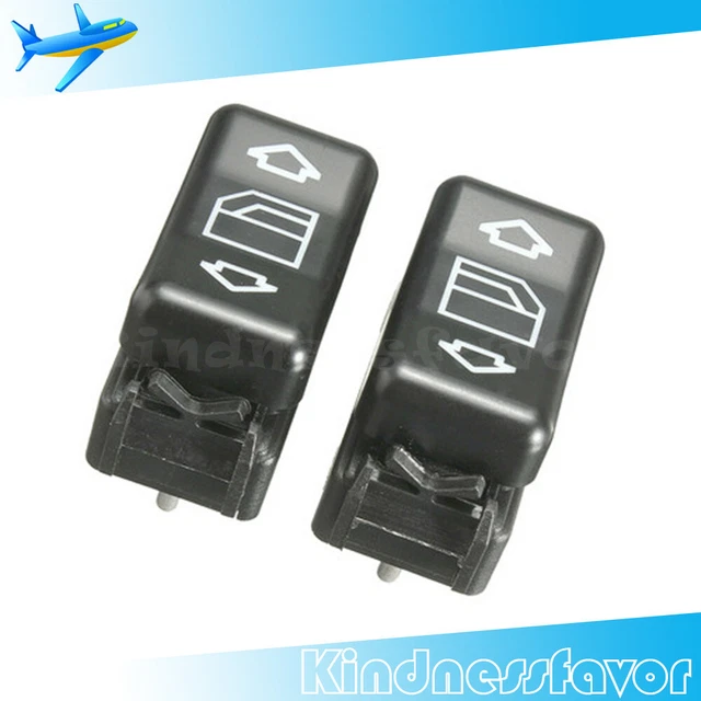 RH&LH SIDE ELECTRIC Window Switch Button for Mercedes Benz 190 W124 ...