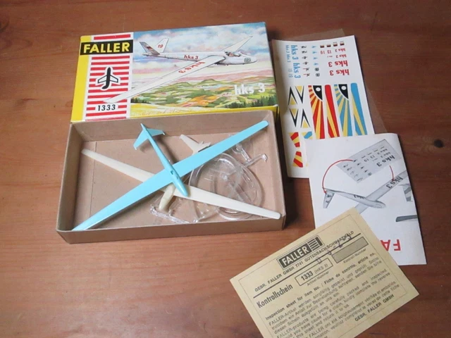 1960S FALLER HKS Gliders model kit 1/100 scale ref 1333 EUR 17,91 ...