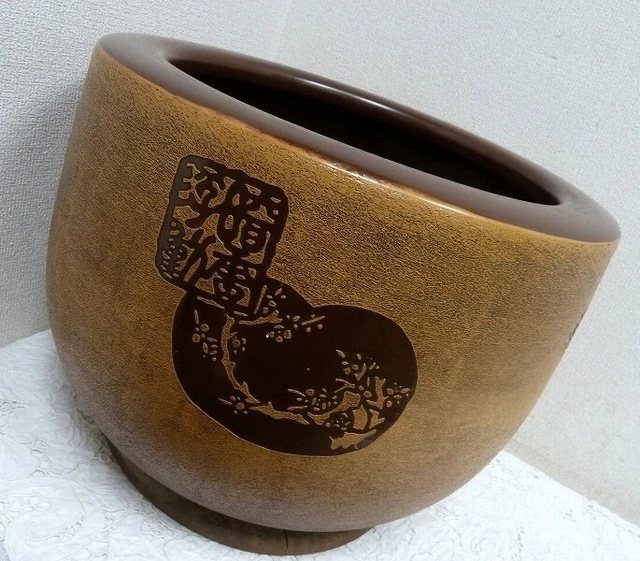 BRAZIER HIBACHI SYOWA Period W16,5 pouces H13,4 pouces 476 oz, Japon ...