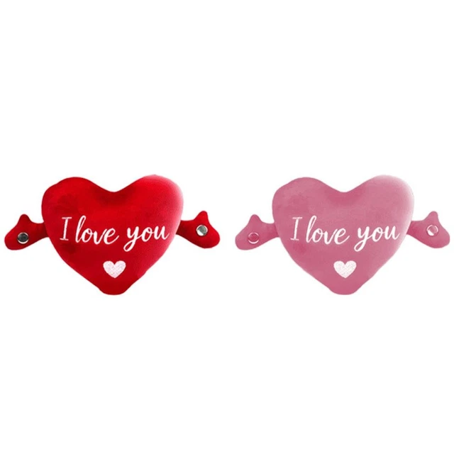 HEART-SHAPED PILLOW, PLUSH Toy, Gift, Rhythm-sensing Musical Instrument ...