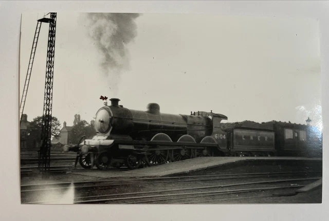 RAILWAY LOCOMOTIVE PHOTOGRAPH - Lner 6104 Spalding - F1259 £3.50 ...