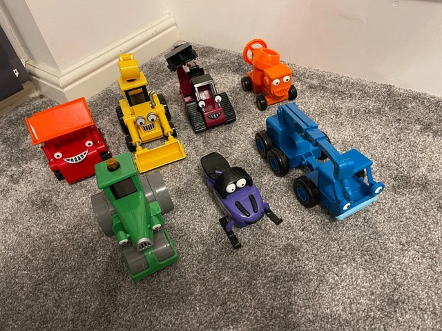 BOB THE BUILDER 7X Vehicles Bundle Lofty Dizzy Roley Muck Scoop Zoomer ...