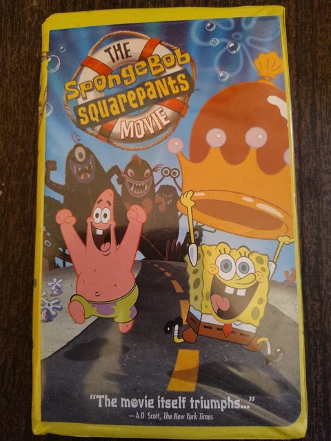 THE SPONGEBOB SQUAREPANTS Movie (VHS, 2005, Clamshell Case) Tested HTF ...