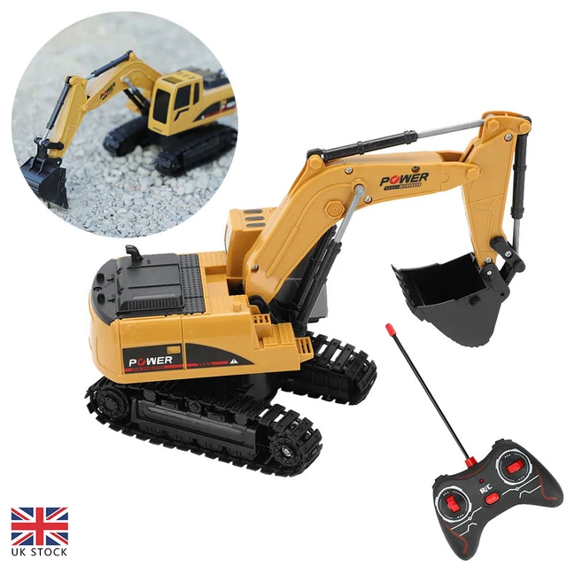 REMOTE CONTROL DIGGER Car Tractor Excavator Bulldozer Crawler Truck ...