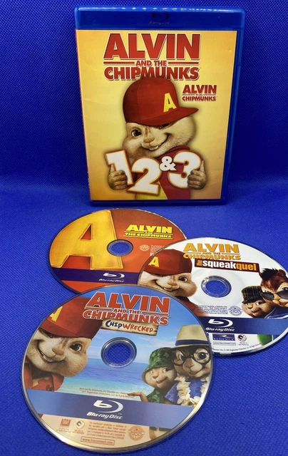 ALVIN AND THE Chipmunks Trilogy 1 2 3 (Blu-ray 3-Disc) Squeakquel Chipwrecked $10.40 - PicClick CA