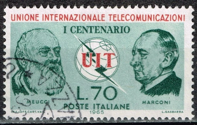 ITALY FAMOUS INVENTOR of radio Marconi 1965 stamp EUR 3,05 - PicClick FR