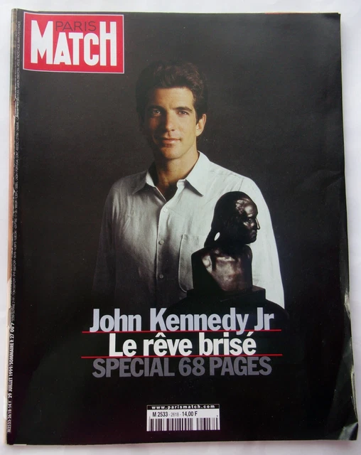 PARIS MATCH N° 2618 - John John Kennedy Junior, le rêve brisé EUR 10,00 ...