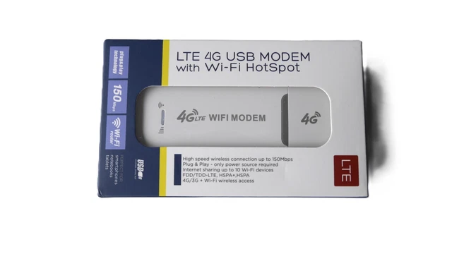 4G LTE USB WiFi Modem Dongle, SIM Card slot (Unlocked Version) £14.23 ...