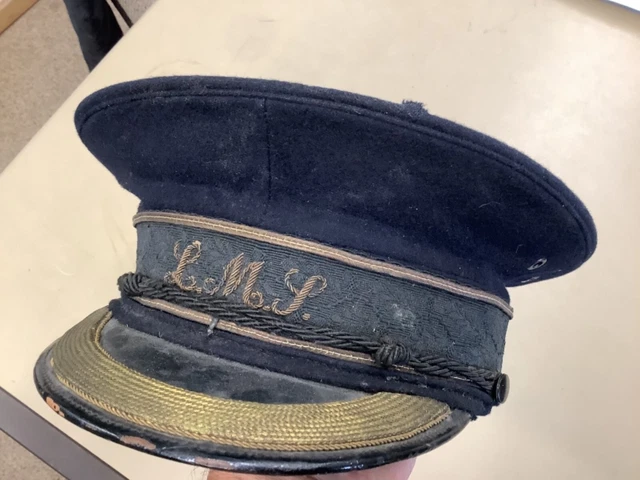 RARE PRE WAR original LMS railway station train masters hat , rare £30. ...