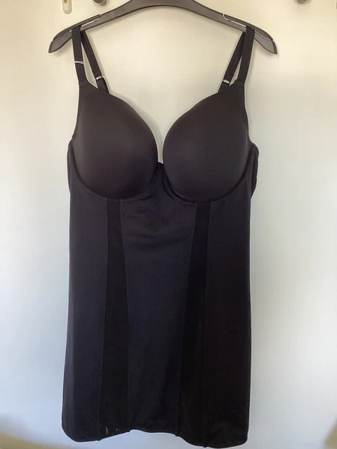 MAGISCULPT BLACK FIRM Control Slip 42DD Padded Under Wired Adjustable ...