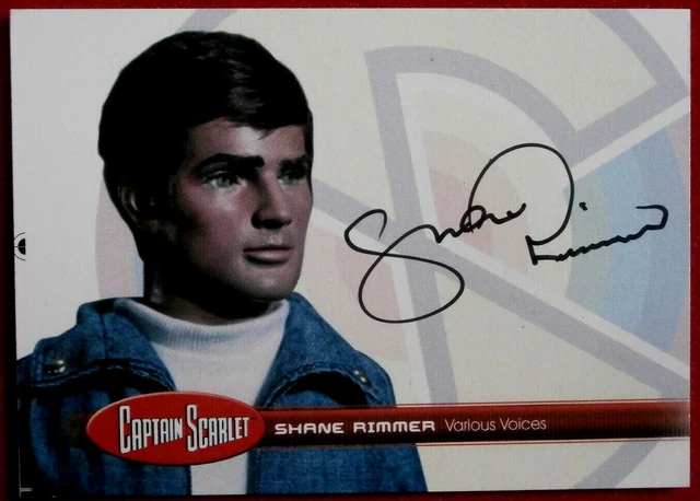 CAPTAIN SCARLET - SHANE RIMMER, Voice Artist - Hand-Signed Autograph ...