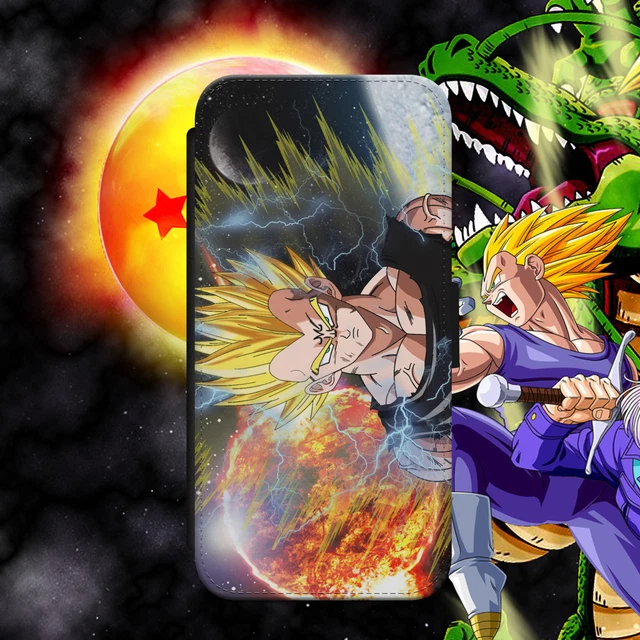 DBZ DRAGON BALL Majin Ssj Vegeta Flip Wallet Phone Case Cover For ...
