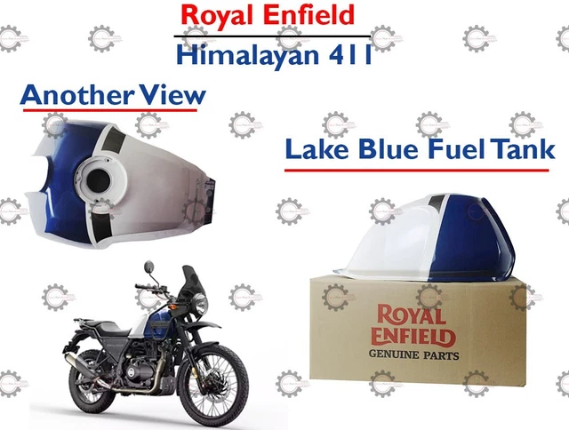 ROYAL ENFIELD HIMALAYAN 411 BS6 LAKE BLUE PETROL GAS FUEL TANK EUR 354 ...