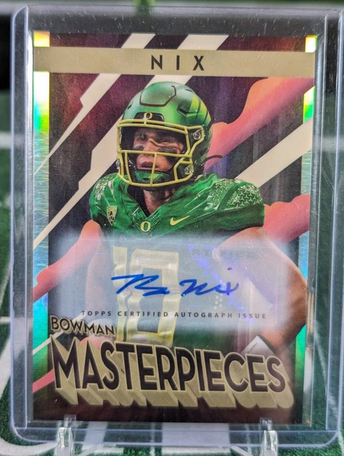 BO NIX 2022 Bowman's Best University Masterpieces autographe 72/99 AUTO ...