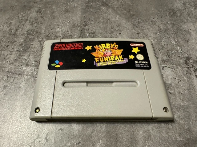 SUPER NINTENDO SNES Kirby's Fun Pak 8 neue Abenteuer EUR 50,00 ...