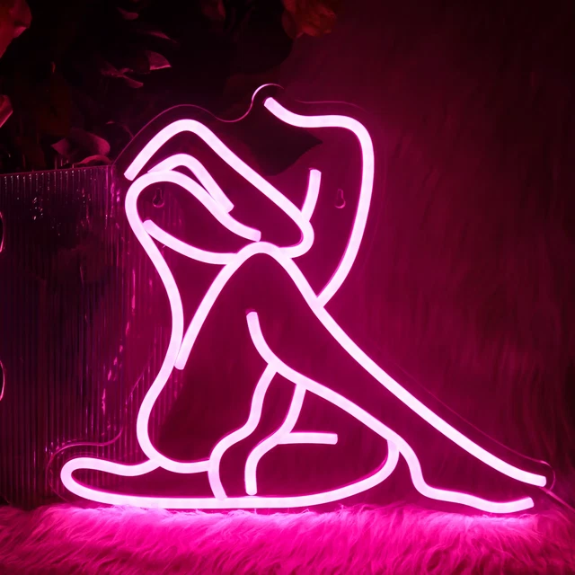 STRIPPER / BURLESQUE Girl Neon Sign - LED Light - Damaged £16.65 ...