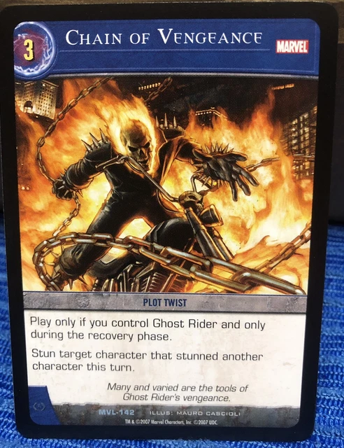 2007 MARVEL VS system /CHAIN OF VENGEANCE/ghost Rider EUR 1,34 ...