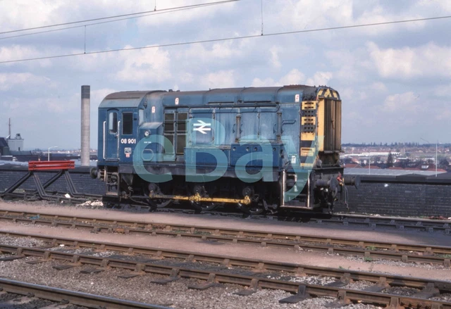 35MM RAILWAY SLIDE of Class 08 08901 @ Wolverhampton Copyright to Buyer ...