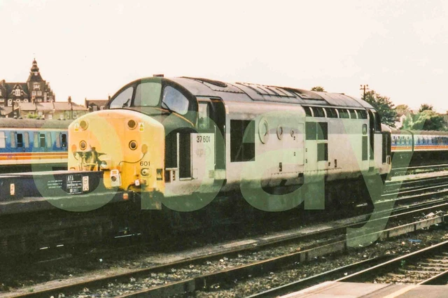 UK DIESEL TRAIN Railway Photograph Of Class 37 37601. Rm37-1481 £1.70 ...