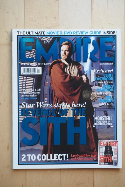 EMPIRE MAGAZINE MARCH 2005. Films. Star Wars, Revenge of the Sith, Blue ...