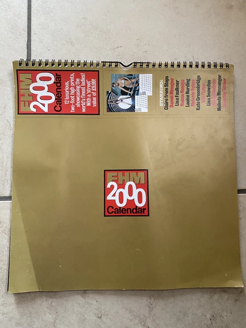 FHM CALENDAR 2000 Magazine Dannii Minogue Isla Fisher Louise Nurding ...