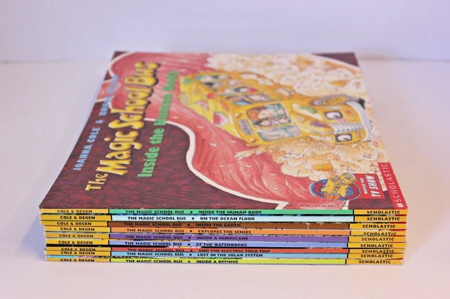 LOT OF 9 The Magic School Bus YA Paperback Science Books Joanna Cole EC ...
