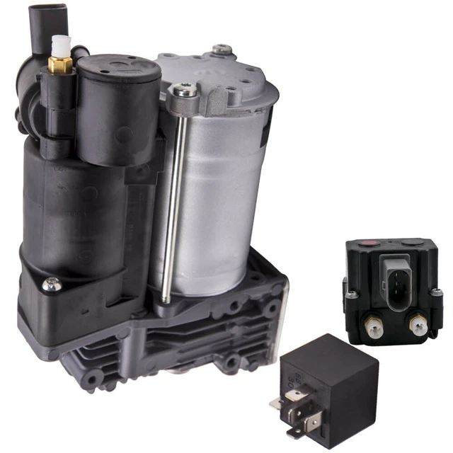AIR SUSPENSION COMPRESOR & Solenoid valve Block for BMW e61 5 er ...