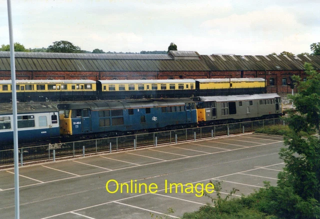 RAILWAY PHOTO 6X4 Class 31 31464 and 462 Passenger Train Newton Abbot ...