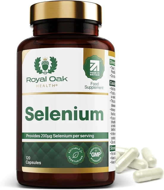 200UG SELENIUM CAPSULES | Plant Derived L-Selenomethionine | 4 Month ...