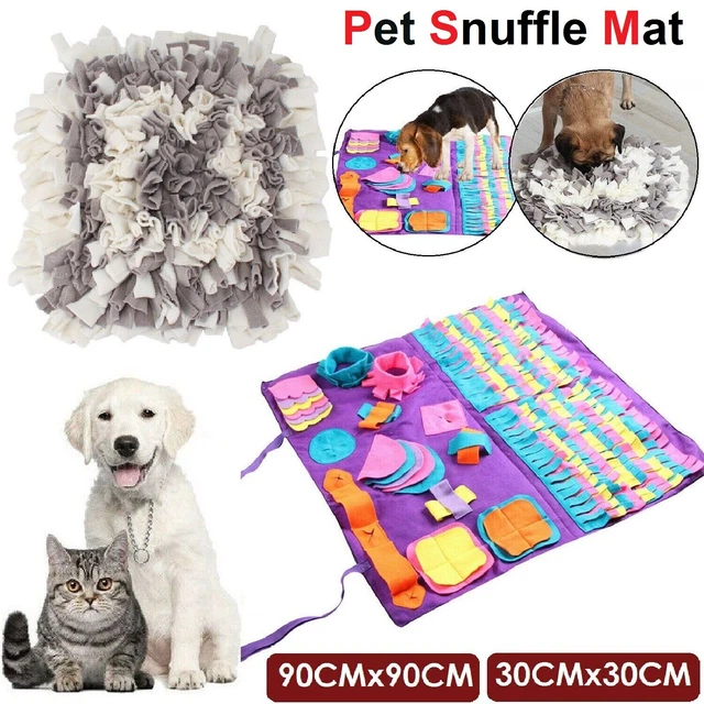 DOG NOSE TRAINING Sniffing Pad Pet Snuffle Mat Toy Blanket Game Feeding ...