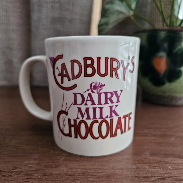 CADBURY' DAIRY MILK Chocolate Ceramic Mug Vintage Staffordshire £18.95 ...