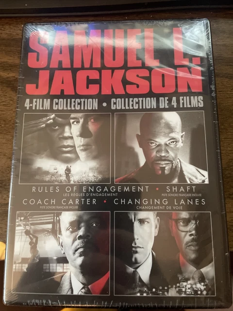 SAMUEL L. JACKSON 4-Film Collection DVD Brand New Sealed Shaft Coach ...