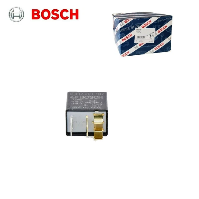 1X BOSCH MULTIFUNKTION Relais 5-polig 12V 30A für Fahrzeuge PKW KFZ ...