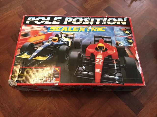 POLE POSITION SCALEXTRIC Set 1994 * F1 Formula One Cars ) Smoke Start ...